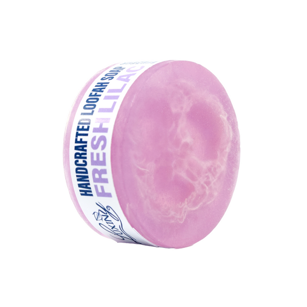 Loofa Soap | Fresh Lilac | Glycerin Soap | Luxiny