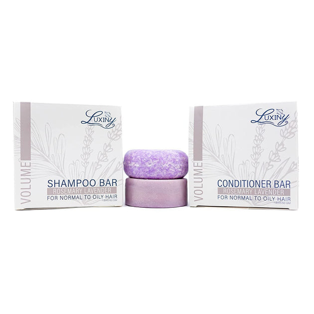 Volumizing | Shampoo Bar and Conditioner Bar Set | Rosemary Lavender ...